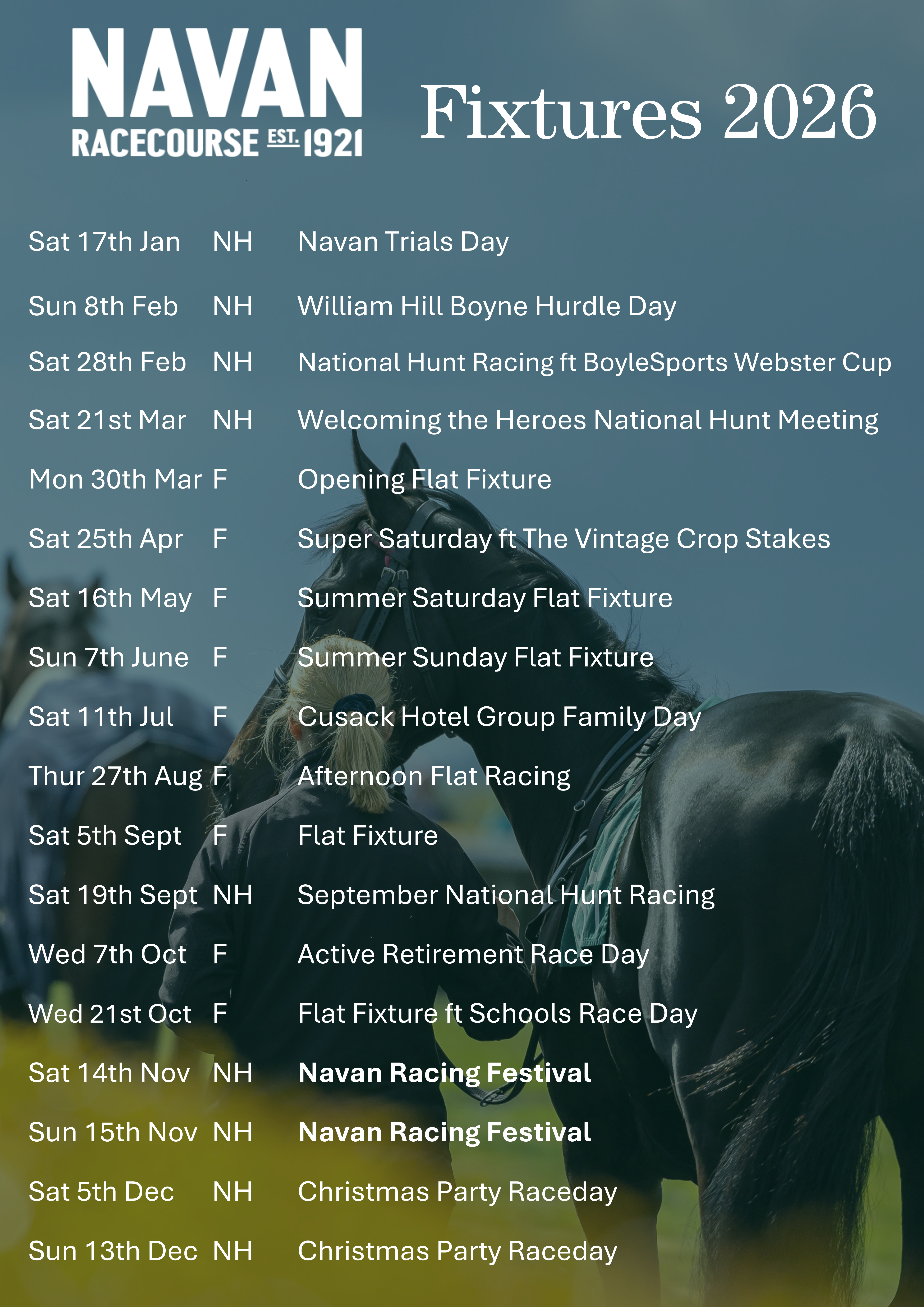 Buy Tickets for The Races at Navan Racecourse, Co. Meath ...